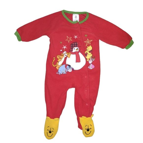 Disney | One Pieces | Disney Baby Winnie The Pooh Christmas Sleeper 92 ...